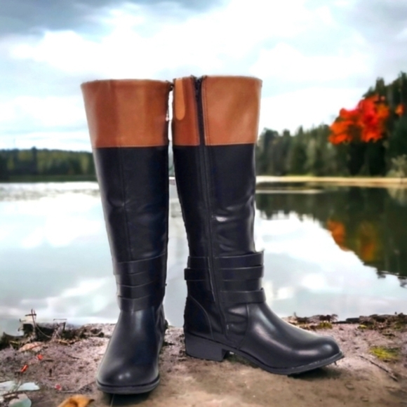 St. John's Bay | Shoes | St Johns Bay Black And Brown Over The Knee ...